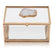 Jewellery Box Rectangular - Glass Crystal Agate Trinket Display 13x8 ...